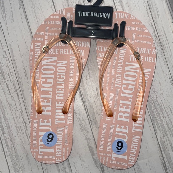 True Religion | Shoes | True Religion Thong Sandals New Color Light ...